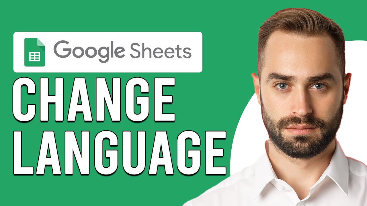 How To Change Google Sheets Language (How Do I Change Google Sheet ...