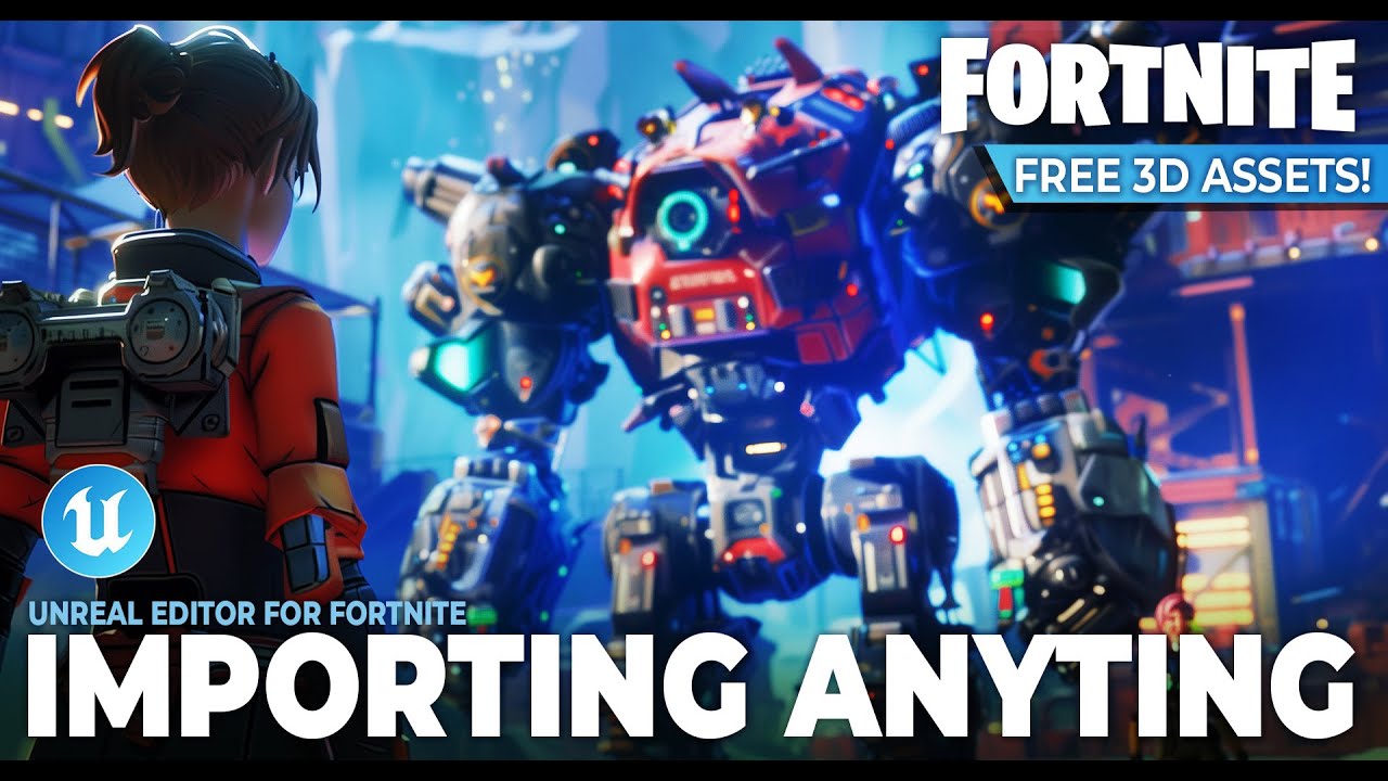 IMPORT ANYTHING into Fortnite! Add CUSTOM 3D Model & Texture 🕹️2024 ...