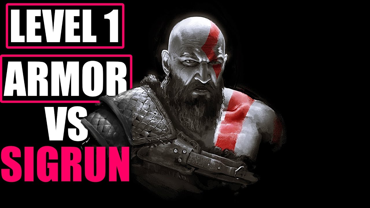 GOD OF WAR 4 Can i Beat SIGRUN With lv.1 Armor GMGOW (Livestream) - YouTube