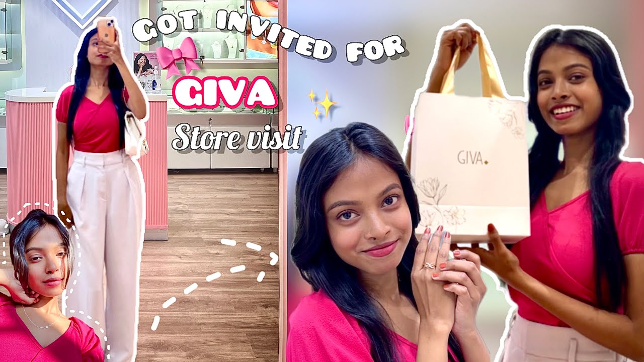 My first GIVA store visit shoot🎀 | collaboration with GIVA |#ytchannal ...