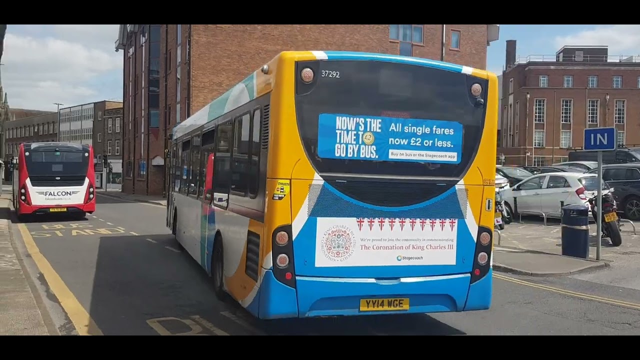 Here is the new livery stagecoach bus 37292 on the number 715 in ...