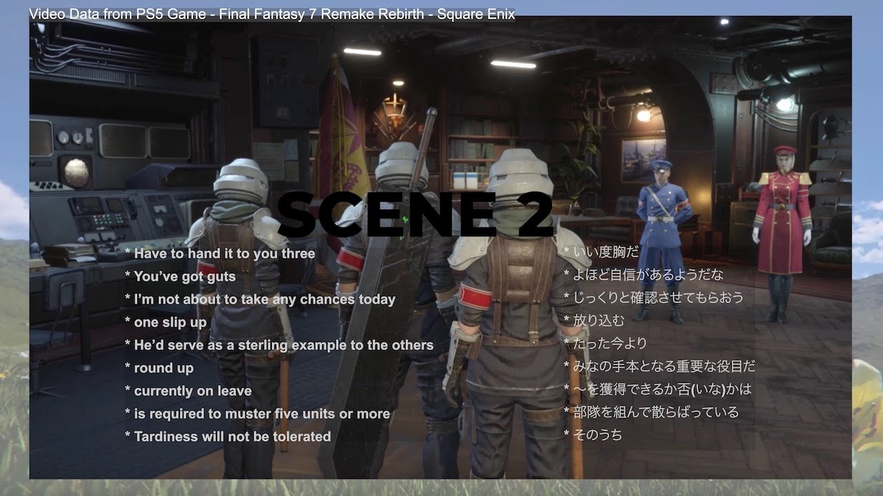 For a sense of language Ep43 final fantasy 7 rebirth. A conversation ...