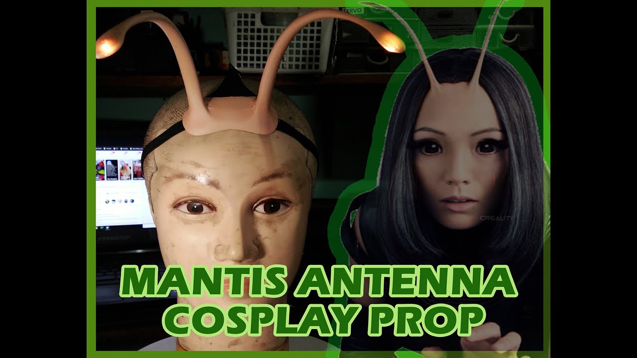 Mantis Antenna Cosplay Prop - YouTube