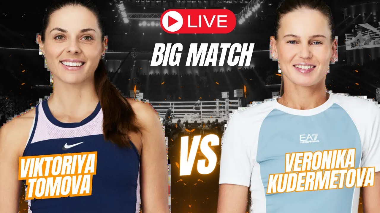 WTA LIVE VERONIKA KUDERMETOVA VS VIKTORIYA TOMOVA WTA SEOUL 2024 TENNIS ...