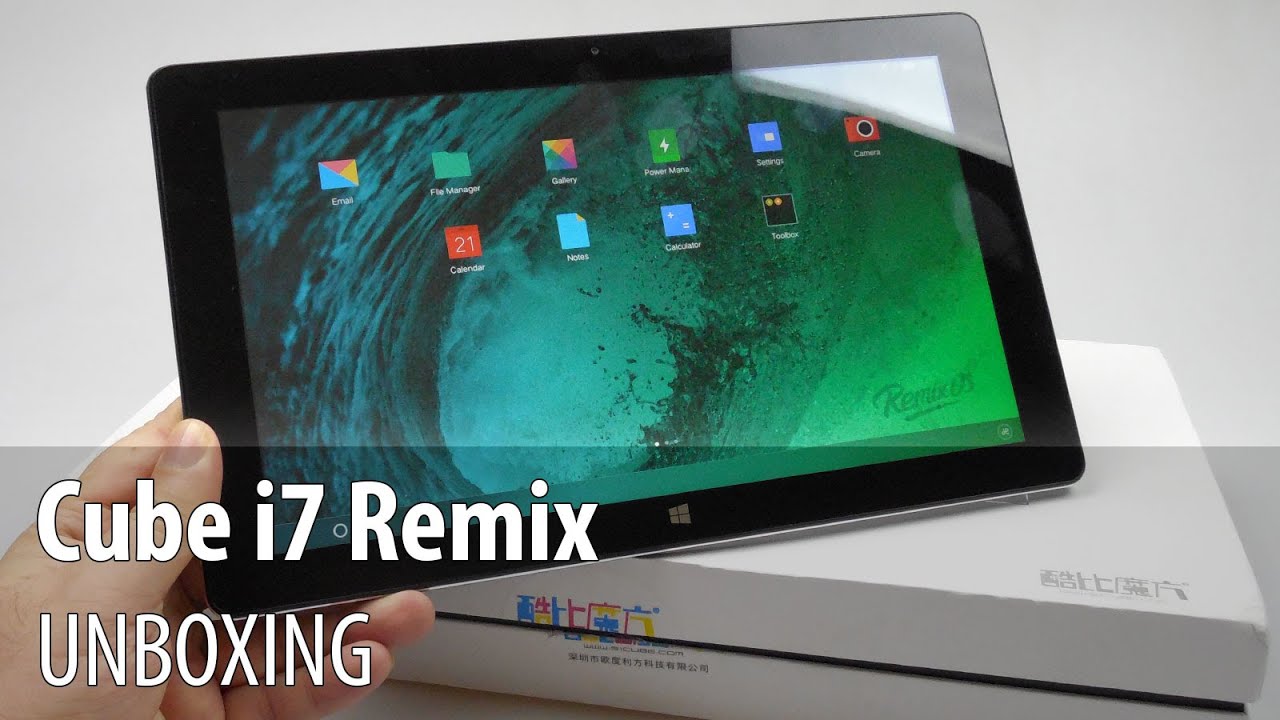 Cube i7 Remix Unboxing (Remix OS 11.6 inch Tablet) - Tablet-News.com ...