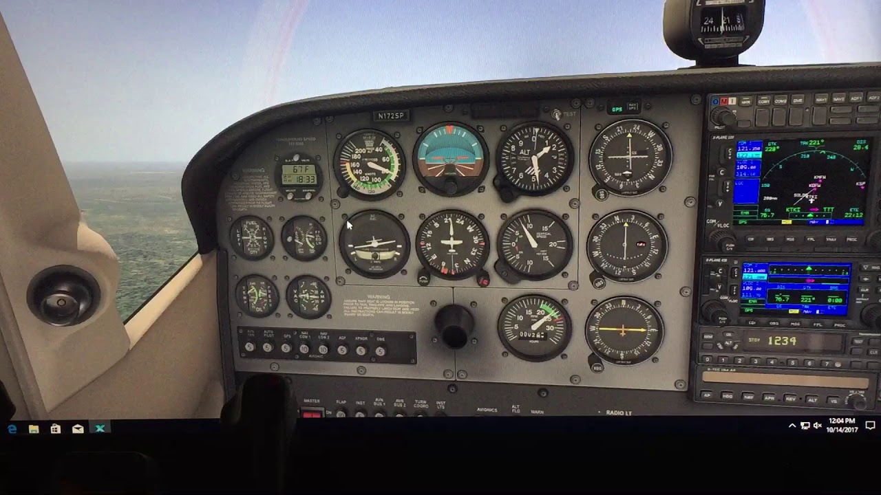 Flying a Standard Instrument Departure (SID) in Xplane 11 - YouTube