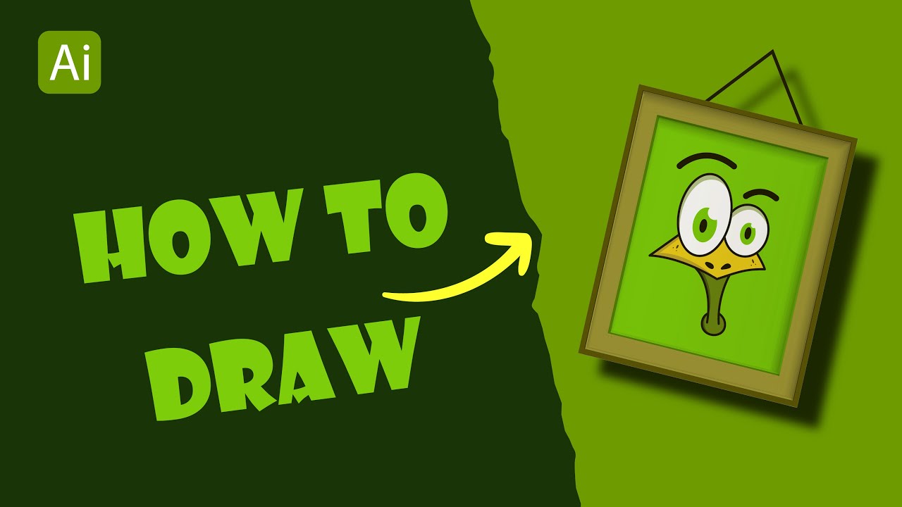 Adobe Illustrator: Ostrich Drawing Tutorial | Create Stunning Vector Art! - YouTube