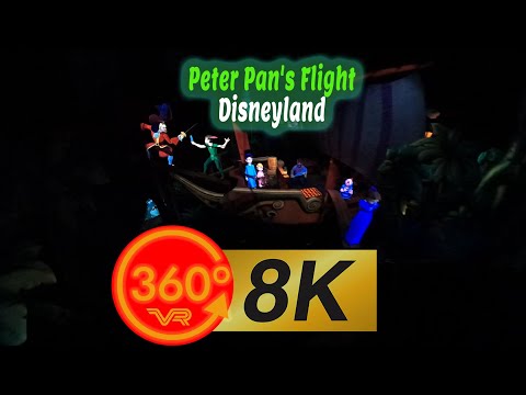 Step into the Magical World of Peter Pan's Flight - 8K 360 VR