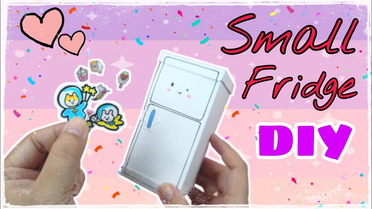 DIY Small Fridge | paper craft | Rui Chan Creation's - YouTube