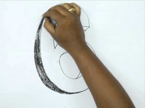 How to Draw 6 in 3D - YouTube