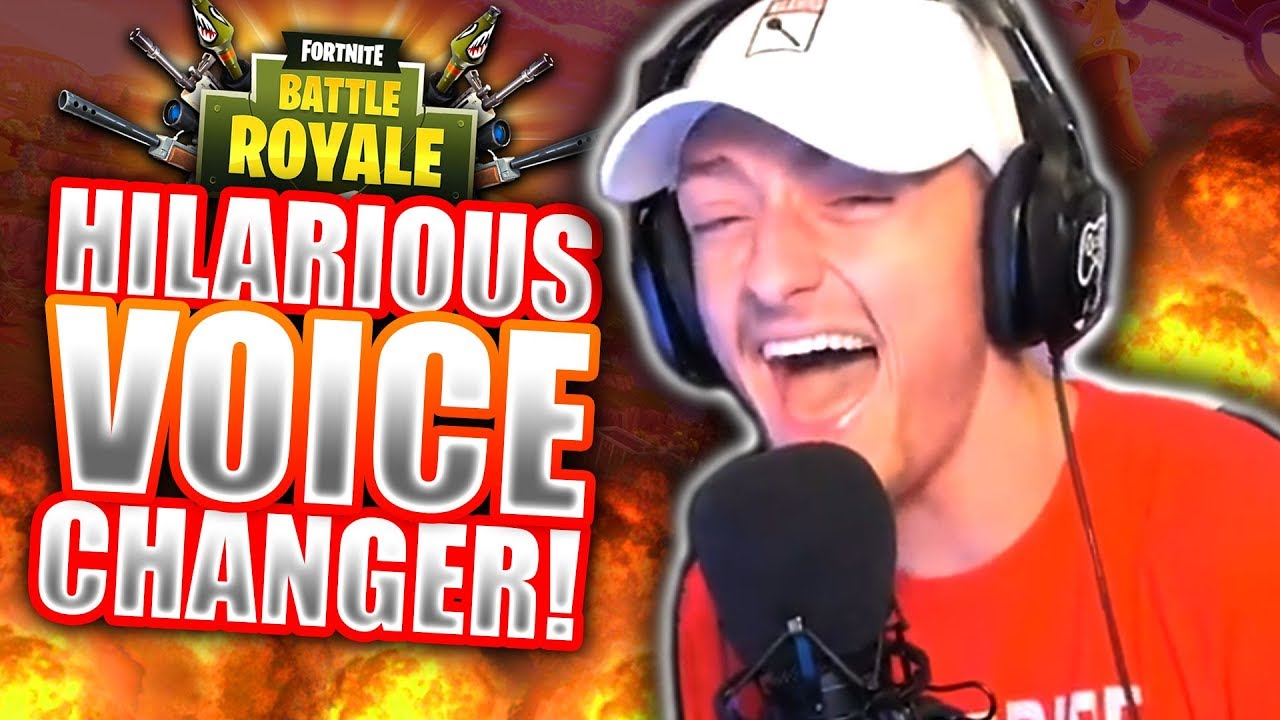 Voice Changer Trolling TRIPS OUT Fortnite Players! *HILARIOUS REACTIONS ...
