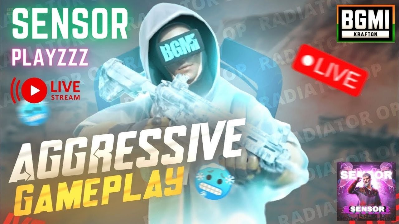 BGMI HIGH GRAPHICS GAMEPLAY || SENSOR PLAYZ LIVE STREAM 🚀 # ...