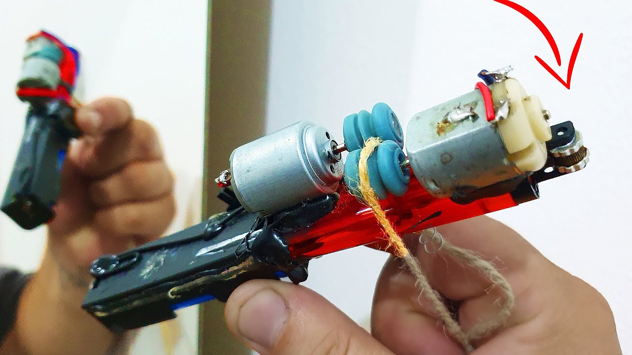 How To Make Infinity String Shooter - String looper machine made at ...