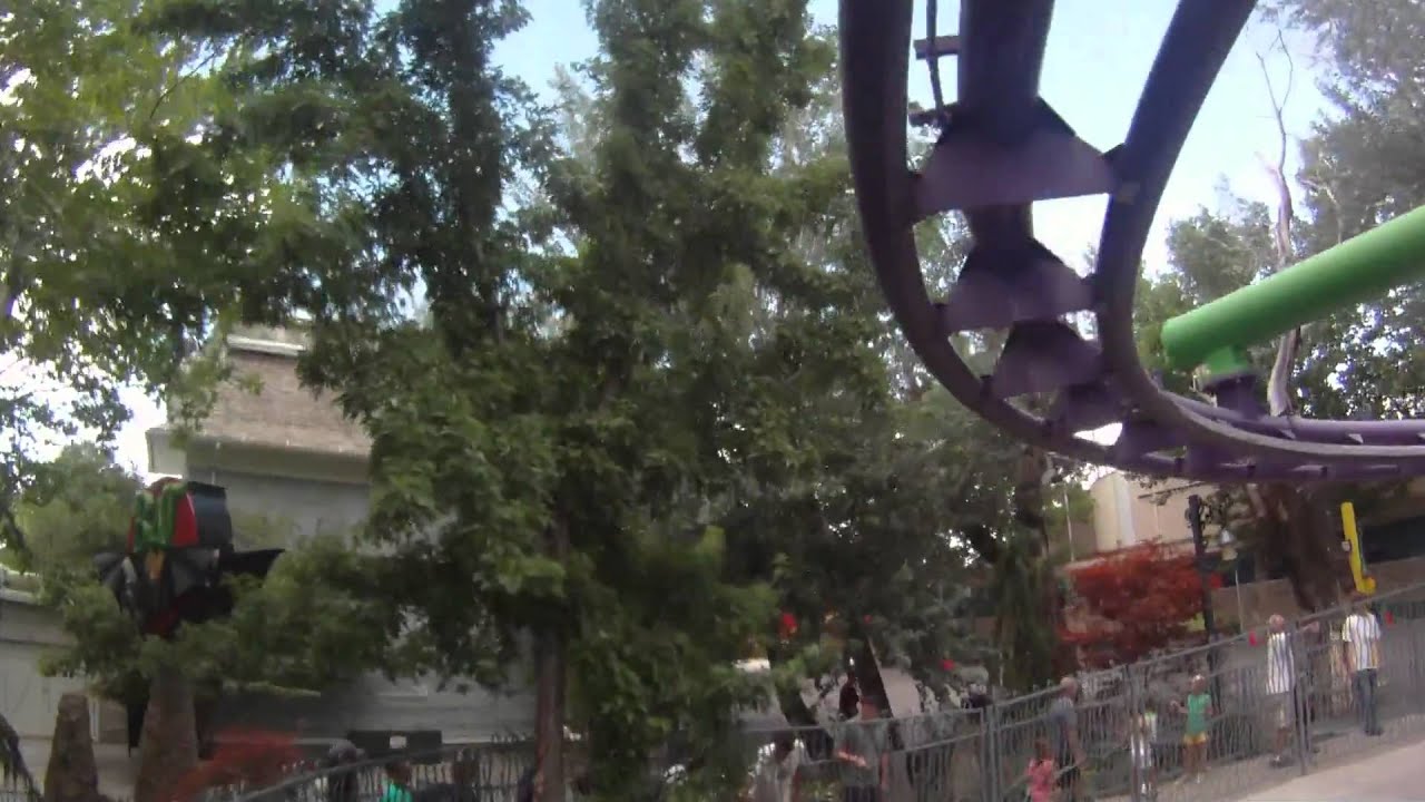 Bat On-ride Train Mount (HD POV) Lagoon Park - YouTube