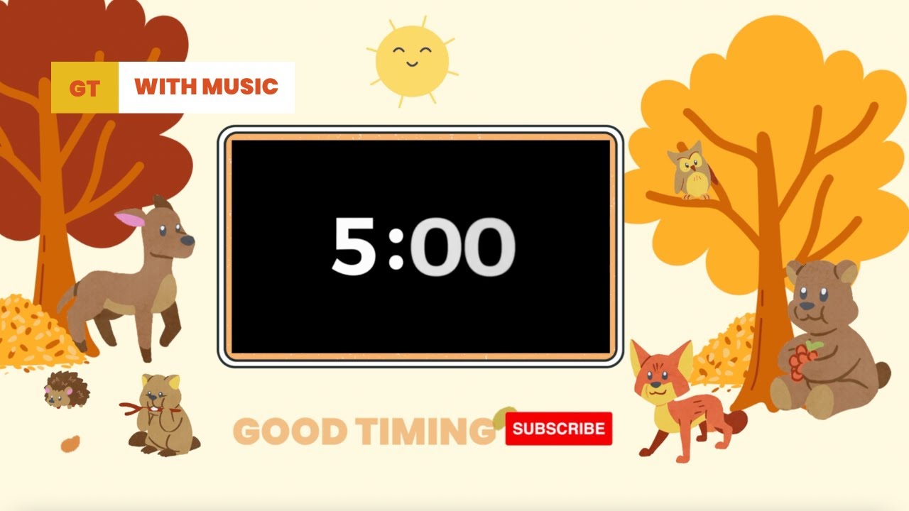5 Minute Fall Timer - YouTube
