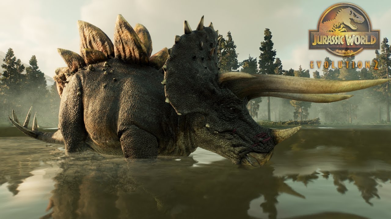 Hybrid Stegoceratops Vs Spinosaurus Jurassic World Evolution 2 Youtube 7635