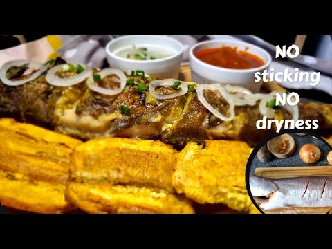 How to Oven Grilled WHOLE French Sea Bass Fish recipe/ cameroon roasted ...