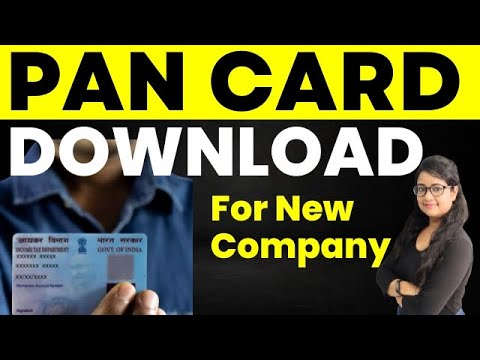How to download PAN card online | How to make a Private limited company ...