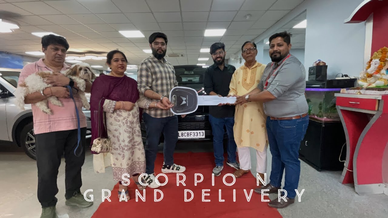 Scorpio N Z2 Deliveryscorpion Base Model Delivery 2023first Scorpio N Of India Pulkit