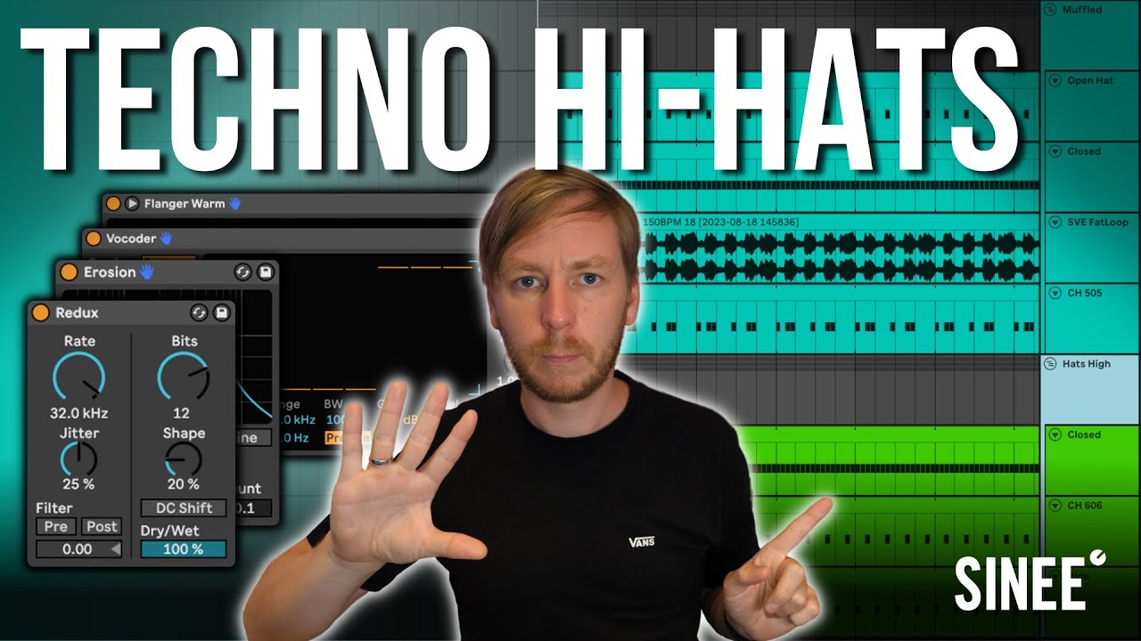 5 Ableton Live Effekte & Sounddesign Hacks für Techno Hi-Hats - YouTube