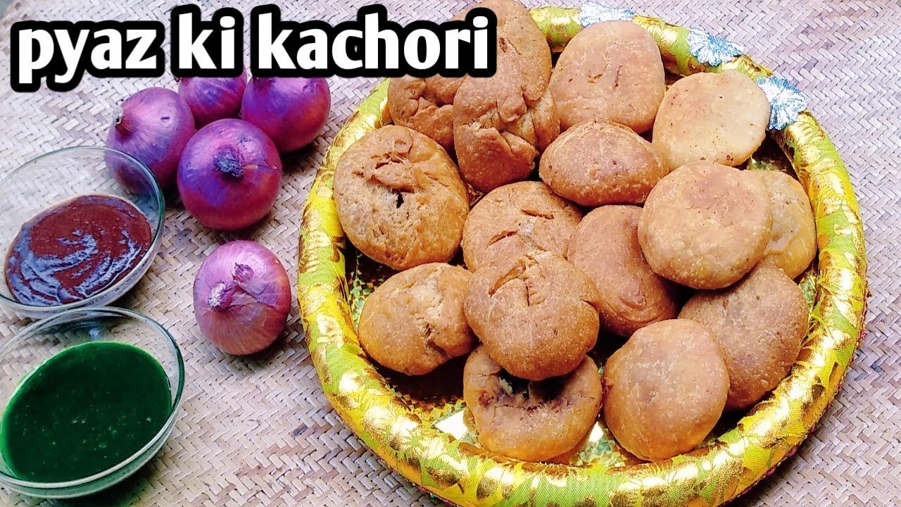Pyaz ki kachori|Onion Kachori|Khasta pyaz ki kachori - YouTube