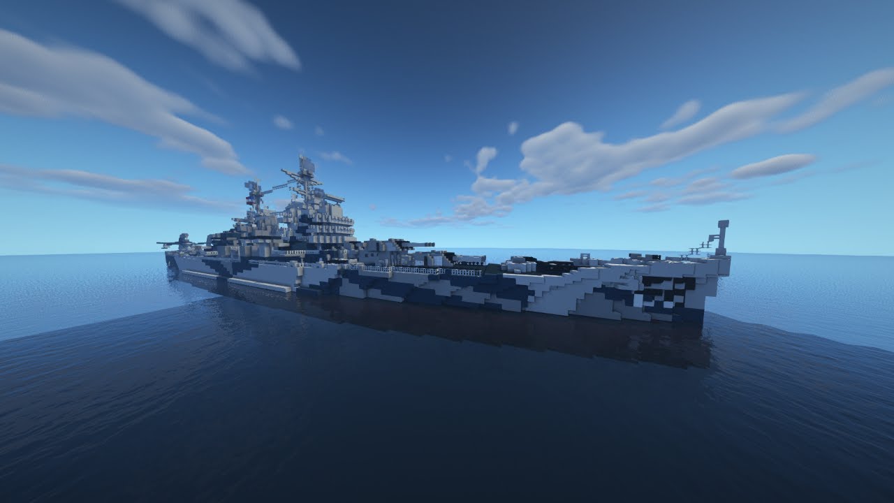 Building USS Baltimore [CA-68] in Minecraft | TIMELAPSE + WORLD ...