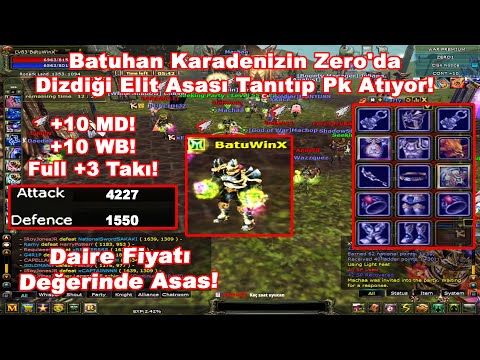 KhangNOCHA - Batuhan Karadenizin Zero'da Dizdiği Elit Asası Tanıtıp Pk Atıyor! | Knight Online