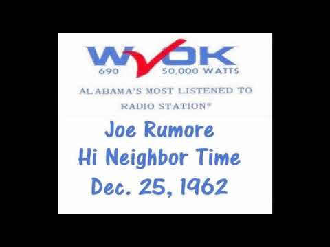WVOK Joe Rumore Hi Neighbor Time, December 25, 1962 - YouTube
