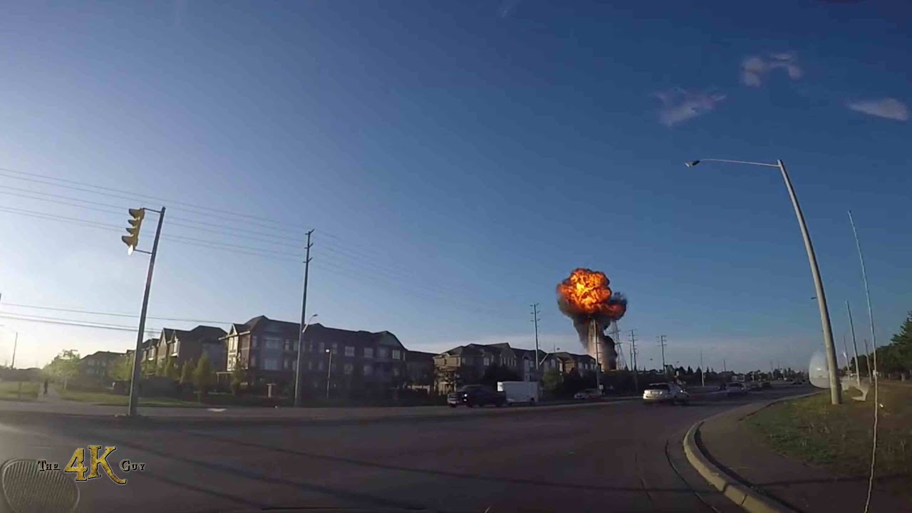 Brampton: Explosion caught on video at Hydro One on Steeles Ave 5-26 ...