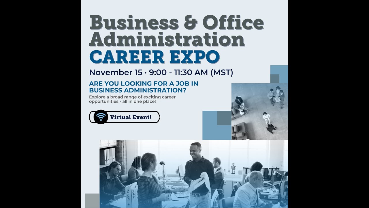 Business & Office Administration Career Expo - YouTube