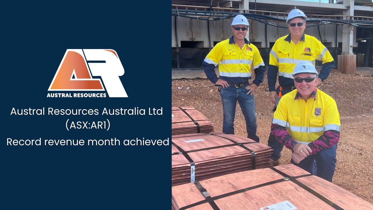 Austral Resources Australia Ltd: Record Revenue Month Achieved and 2023 ...