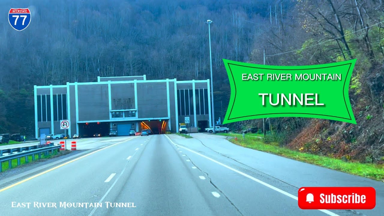 WEST VIRGINIA, Bluefield - East River Mountain TUNNEL 4K - YouTube