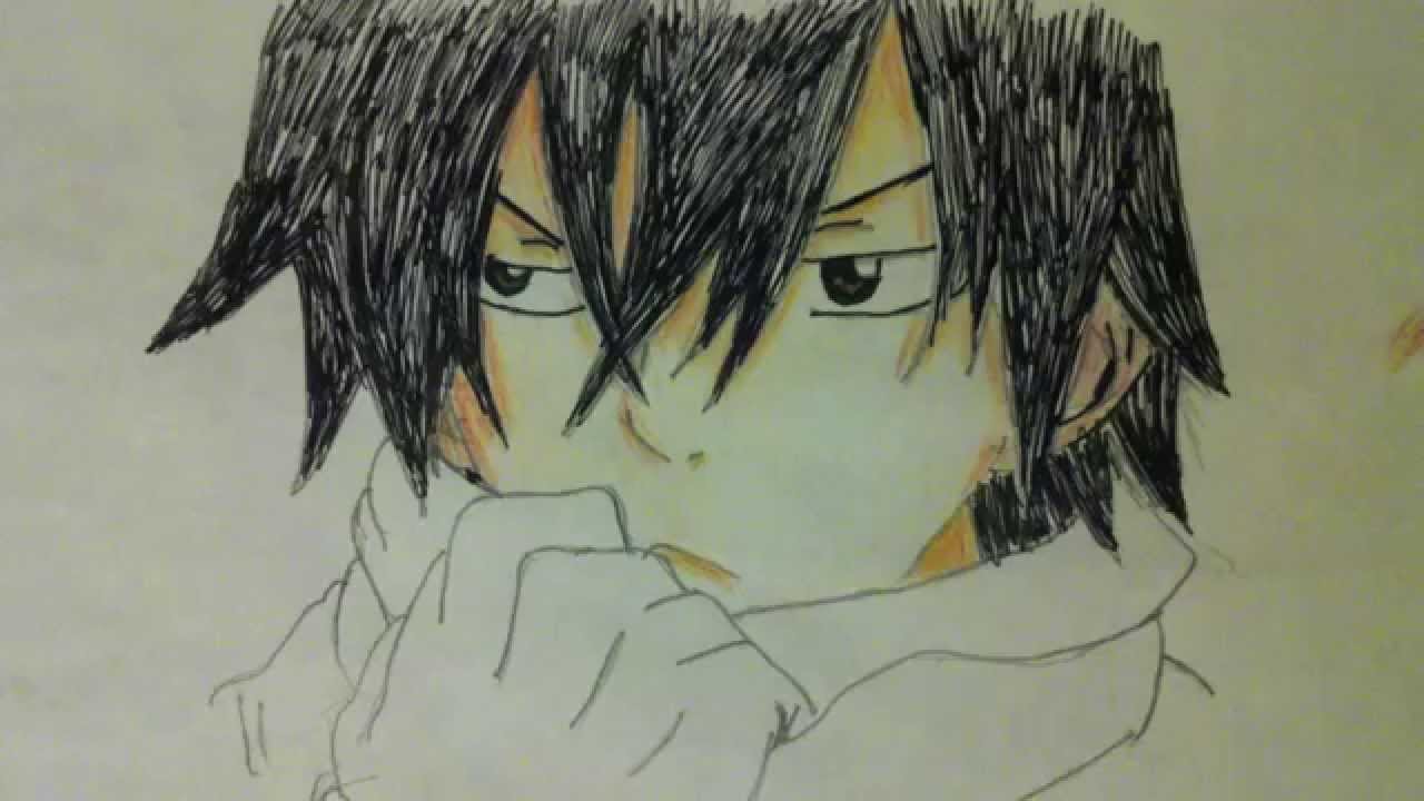 How To Draw Gray Fullbuster : Colouring Tutorial - Part 2 - YouTube