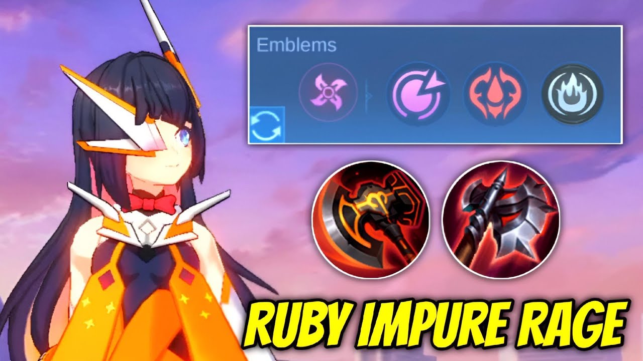 RUBY IMPURE RAGE IS SO GOOD & I LOVE IT! 😌👍RUBY BEST BUILD 2023 - YouTube