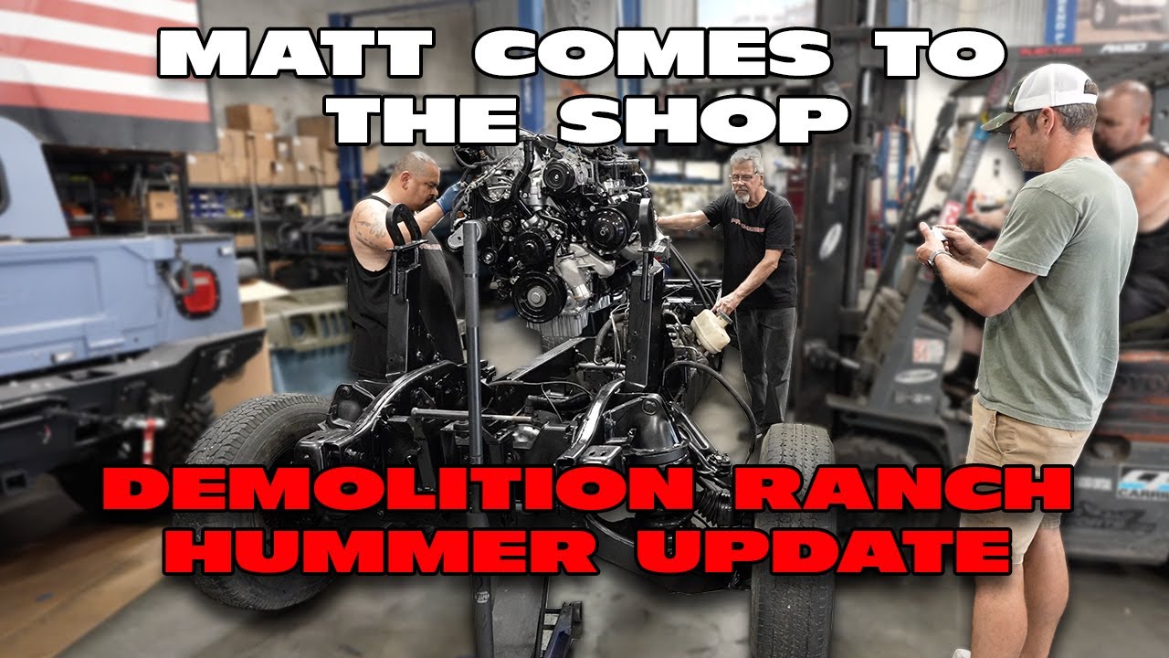 Exclusive @DemolitionRanch VISIT: Matt Carriker visits Predator Hummer ...