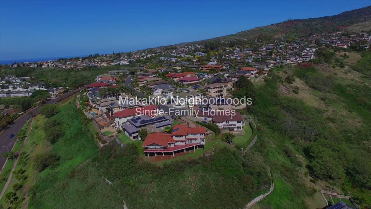 Aerial Tour of Popular Makakilo Homes Neighborhoods - YouTube