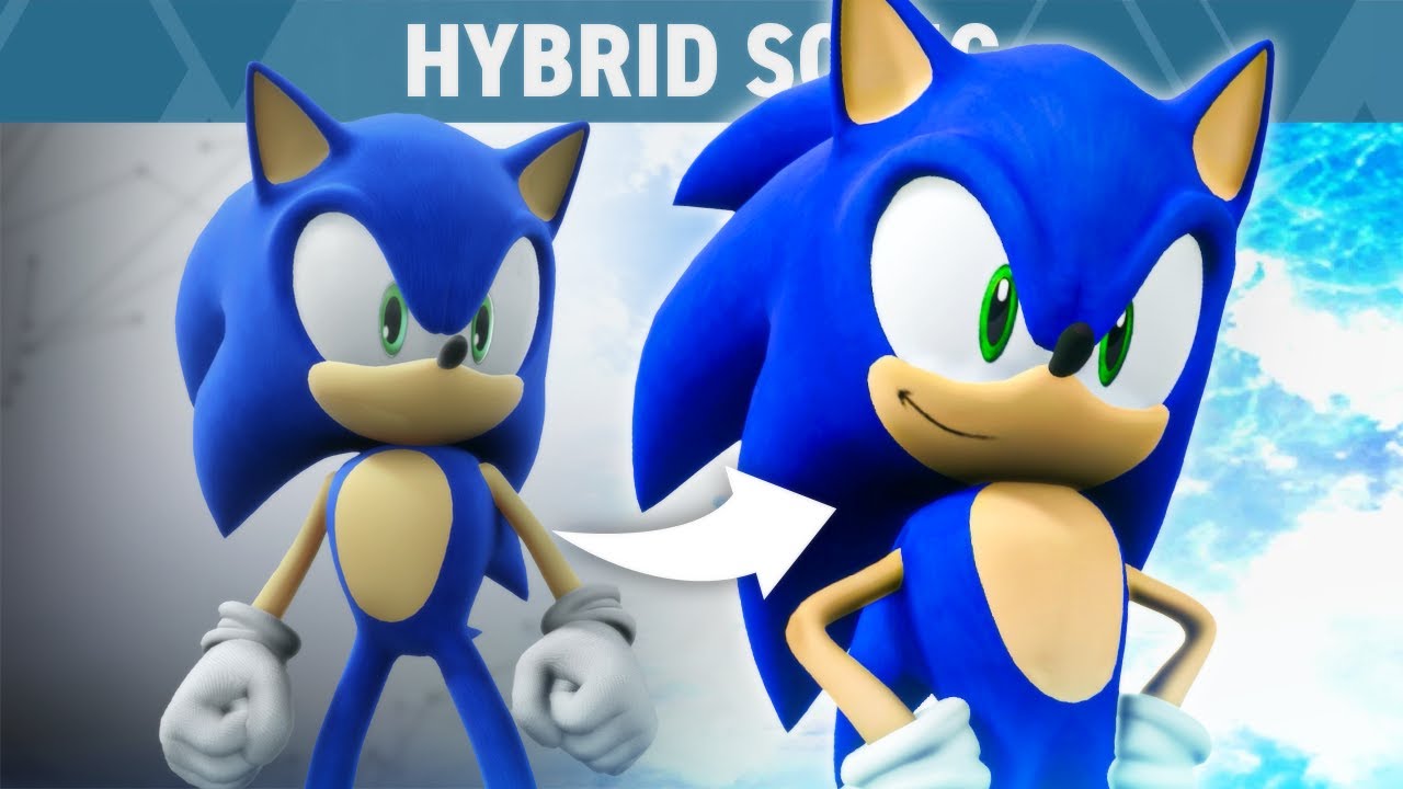 Sonic Frontiers: A Modern Adventure Sonic Model - YouTube