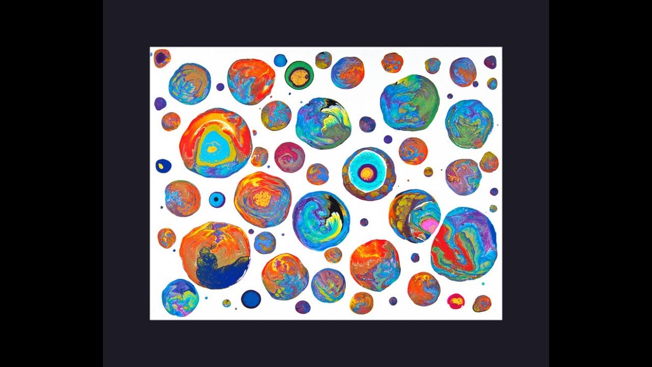 Fluid Acrylics, Part 2 Fixing the bad Spot, Dots & More Dots #4453-3.13 ...