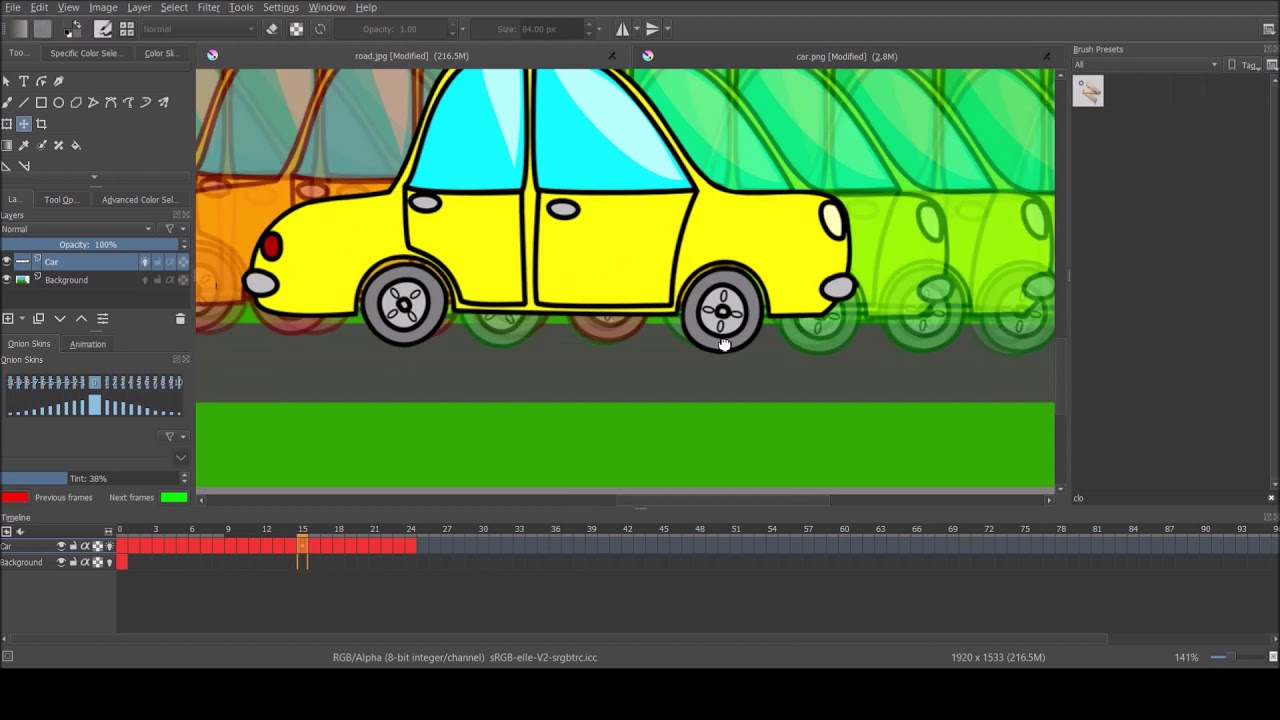 Car Speed Animation - YouTube