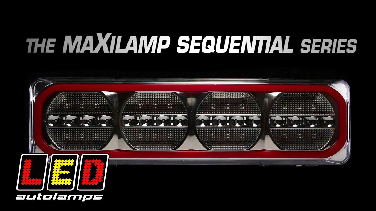 LED Autolamps Maxilamp Sequential Series Stop/Tail/Indicator & Reverse ...