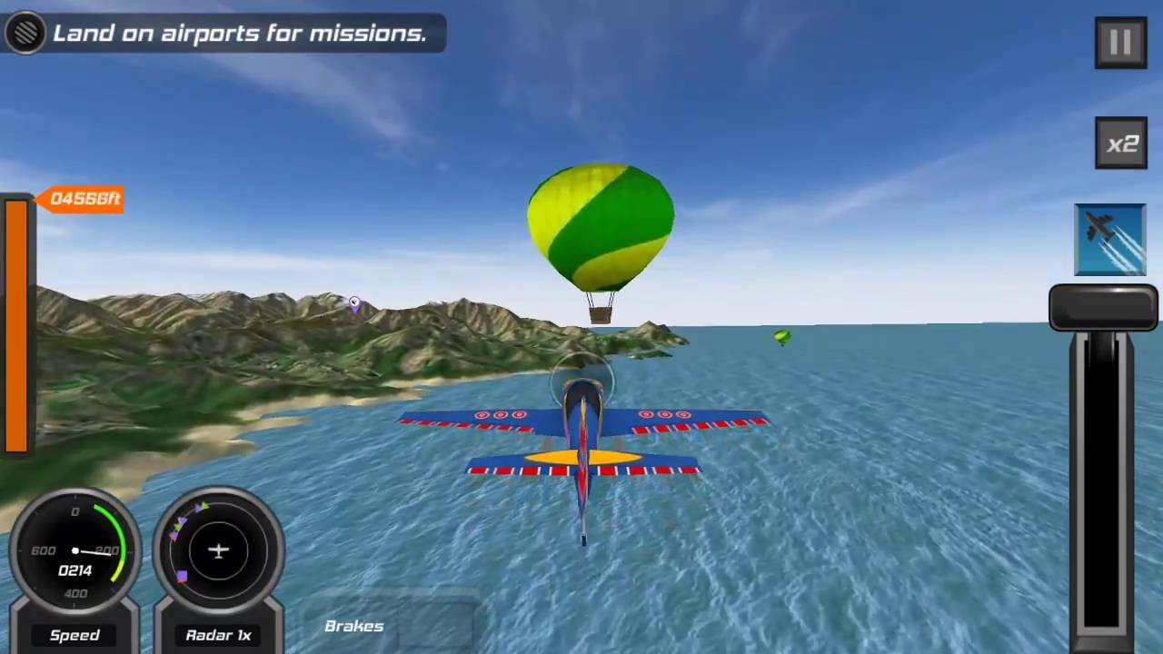 Plane Crashed landing | Android Gameplay | Flight Simulator | Kids ...