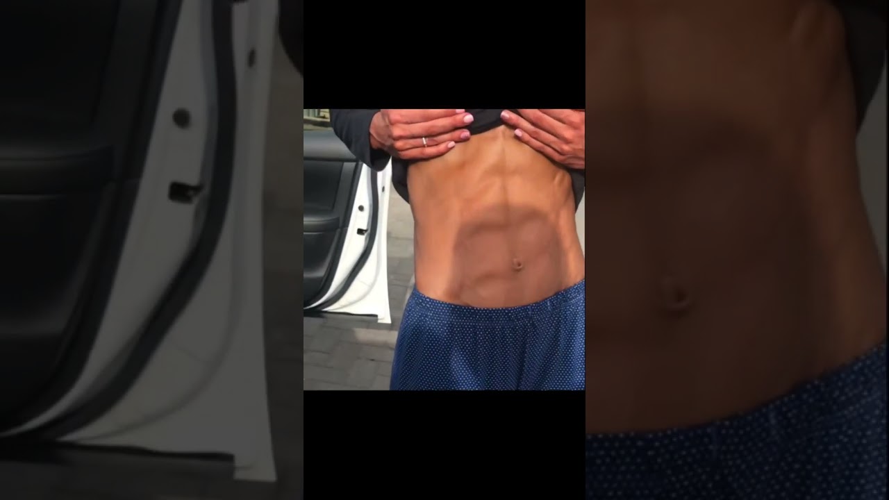 Muscle Girl Flex Super Abs Youtube
