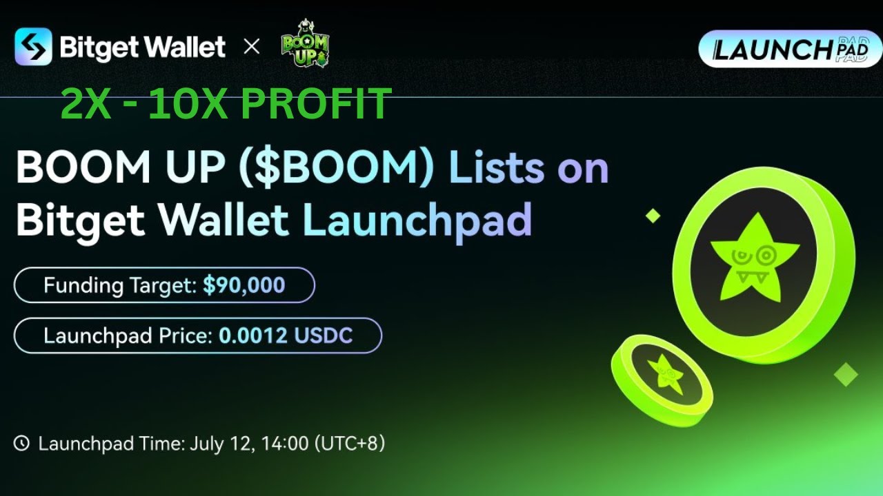 Bitget Wallet Launchpad BOOM UP (BOOM) : How to Participate in BOOM UP ...