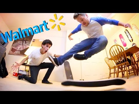 CARPET BOARD SKATE | Walmart Board Edition! - YouTube