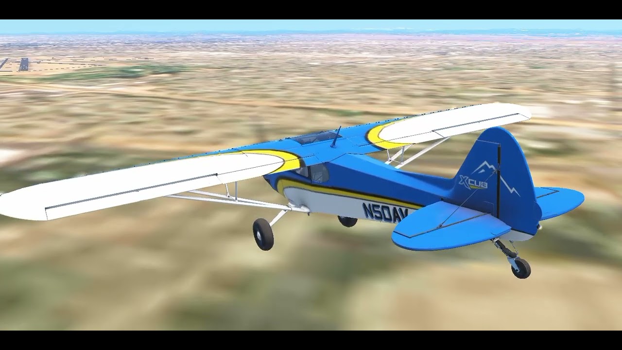 INFINITE FLIGHT X3 Cub landing at Sacramento Executive, CA. - YouTube