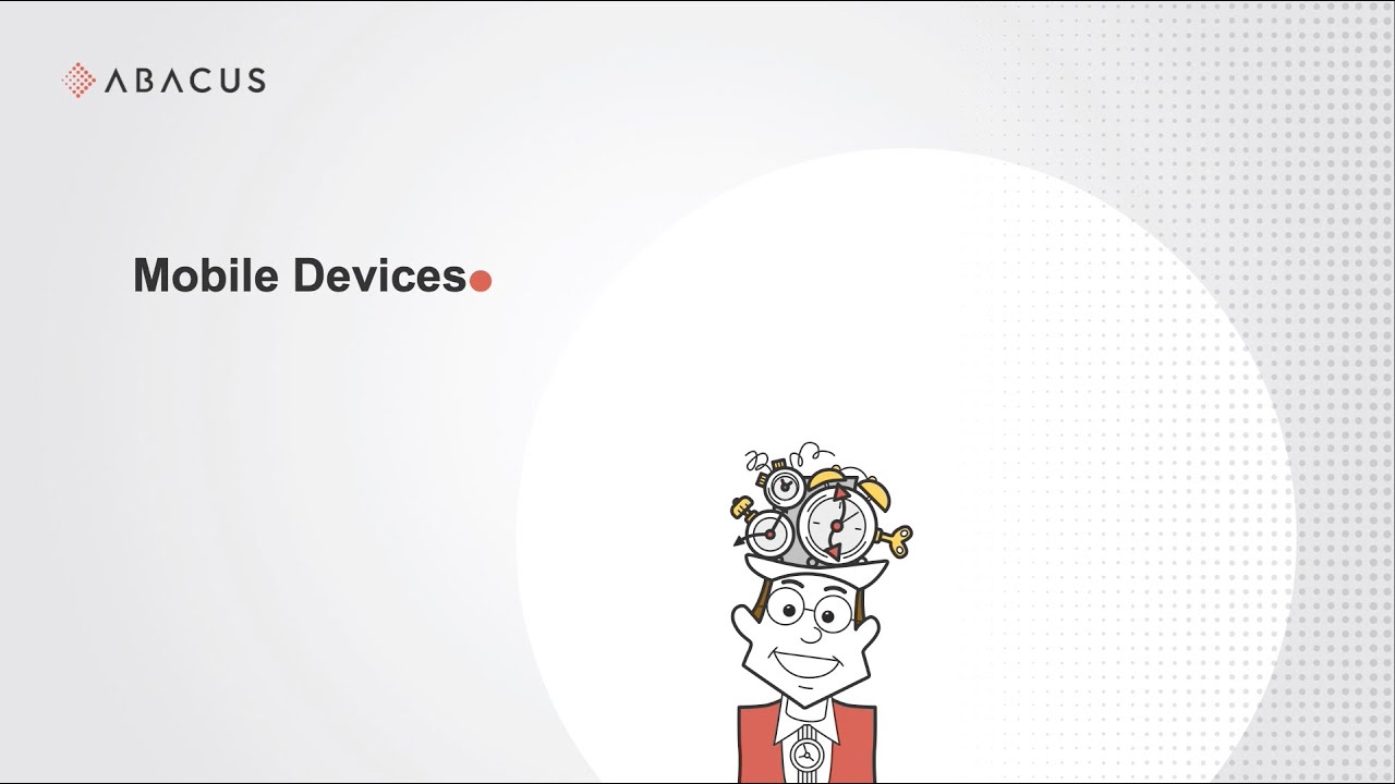 Abacus Time Recording - AbaClik functions with Android - YouTube