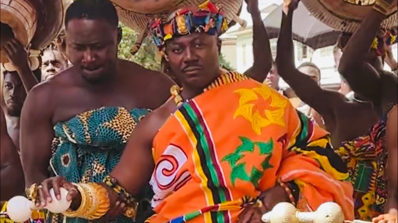 Nana Apau Wiafe Ababio Sanwoansan at Last Akwasidae of the year 2022 ...