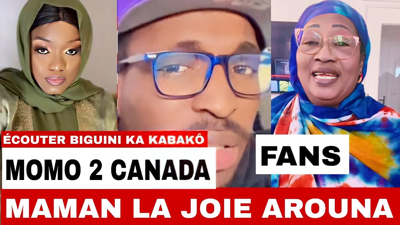 MOMO DE CANADA MAMAN LA JOIE ÉCOUTER FANS ATÉ GRI GRI - YouTube