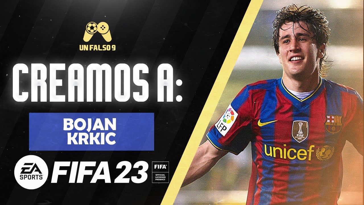 FIFA 23 BOJAN KRKIC FACE CLUBES PRO PRO CLUBS LOOKALIKE CREATION FACE ...