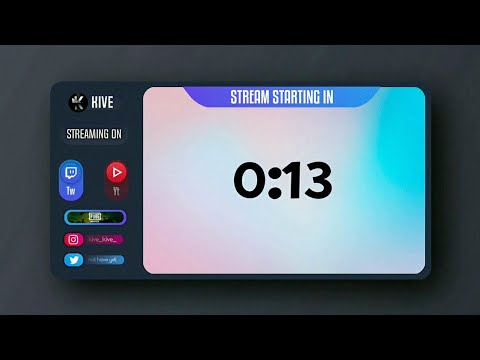 Make Animated Stream Intro | Stream Starting Soon Tutorial + Template ...